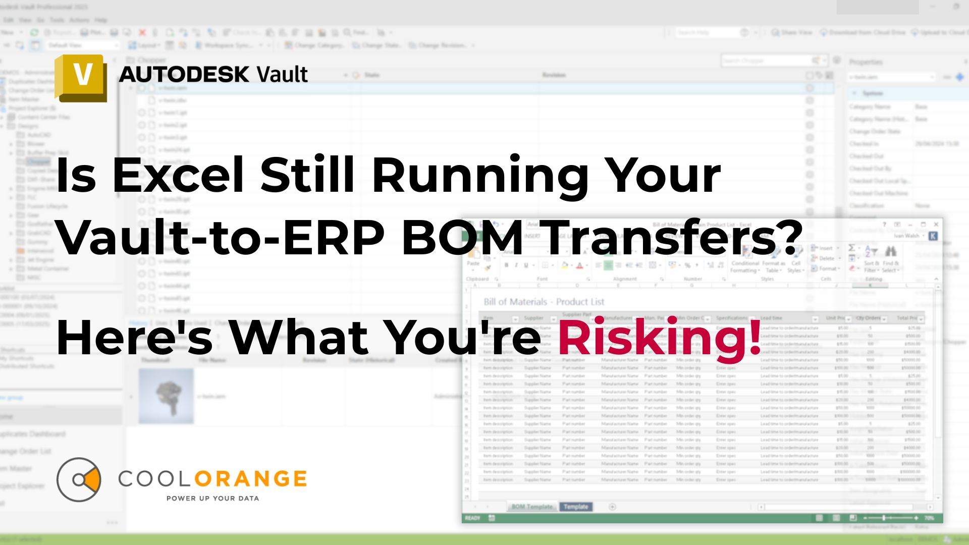 Excel Exchange Tables or Direct Vault-to-ERP Connection?
